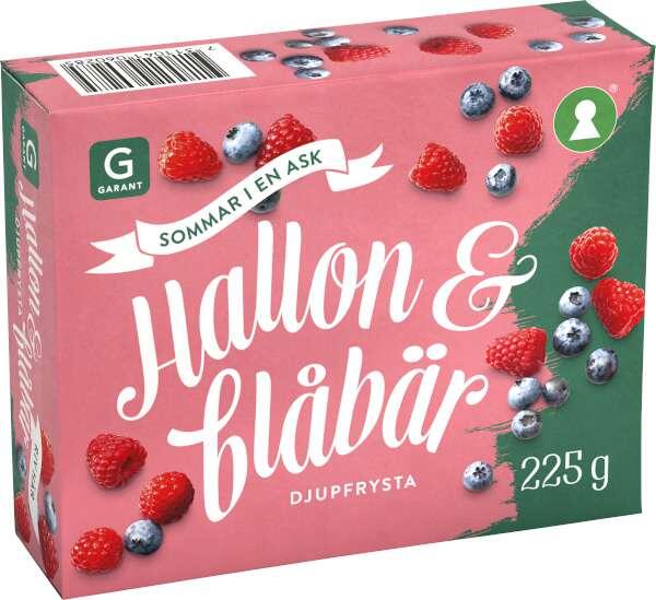 Hallon/Blåbär, Fryst