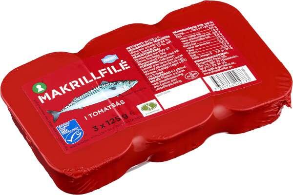 Makrill I Tomatsås 3-Pack - City Gross