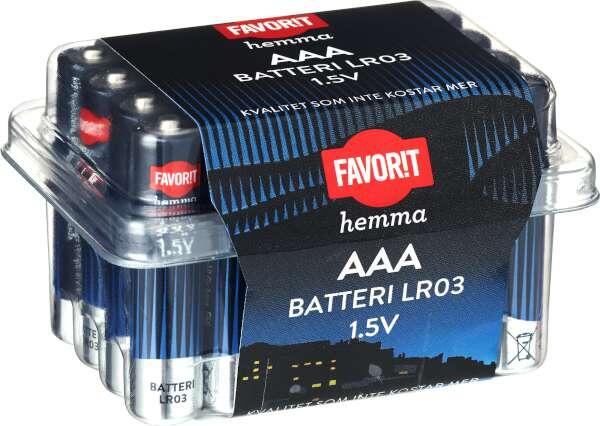 Batteri AAA 24-Pack - City Gross