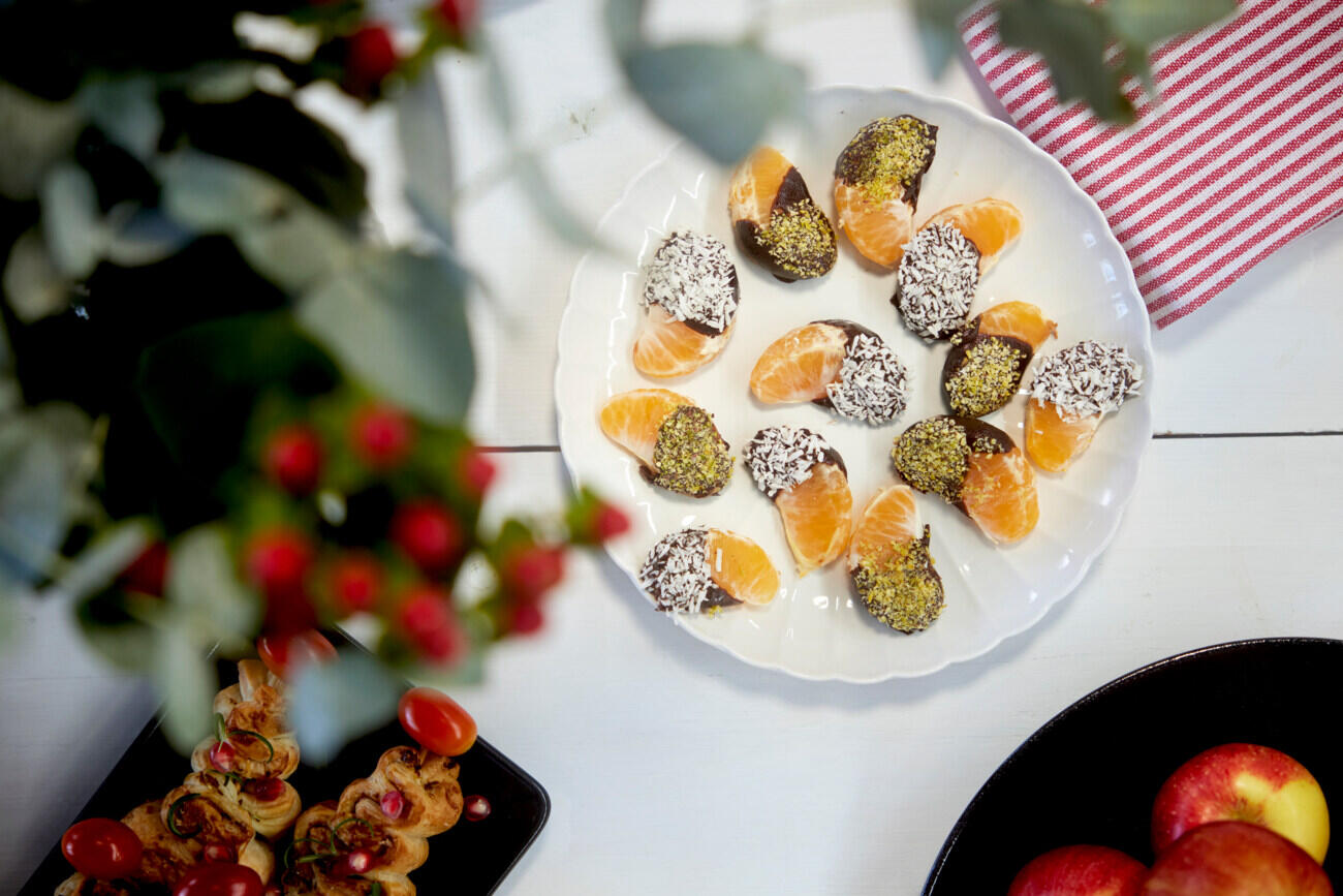Chokladdoppade clementiner